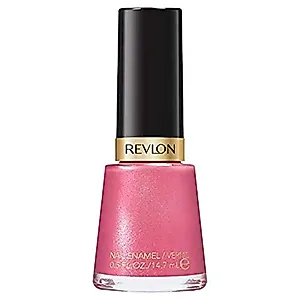 Revlon Nail Enamel, Chip Resistant Nail Polish, Glossy Shine Finish, in Plum/Berry, 151 Iced Mauve, 0.5 oz