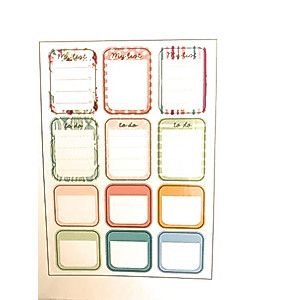 Pen+Gear planner refill 4 sticker sheets calendar to do list 146 stickers