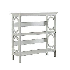 Convenience Concepts Omega 3 Tier Bookcase, White