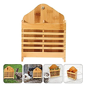 Mipcase Rabbit Hay Feeder, hay Food Manger Bunny hay Feeder Chinchilla hay Feeder Guinea Pig Hay