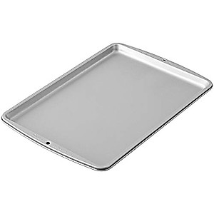 Wilton Recipe Right Small Non-Stick Baking Sheet, Cookie Sheet, 13.2 x 9.25-Inch, Steel