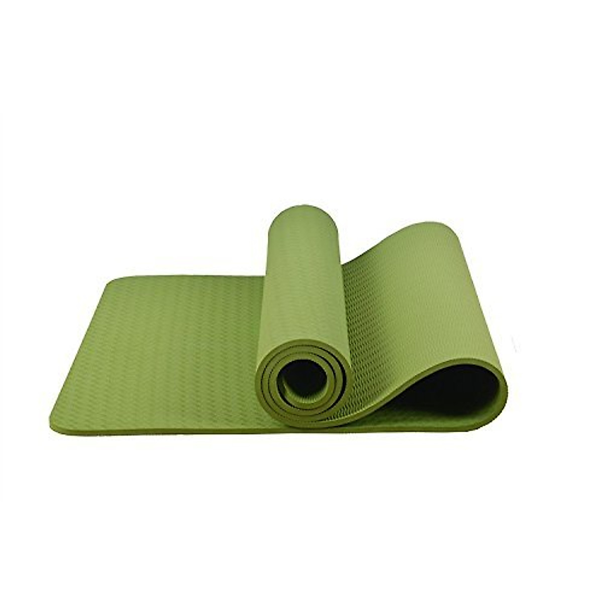 SavvyCraft Eco Friendly Premium Yoga Mat Non-PVC Non-toxic Non-heavy-metals Non-irritating Odor with Strap Carrier Included