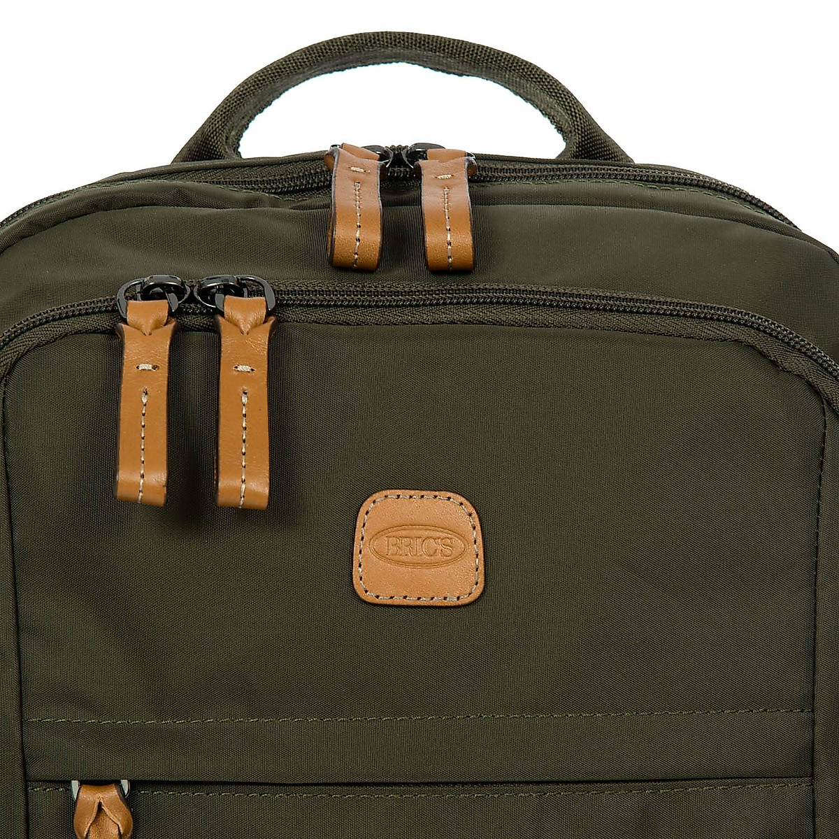 Bric's X-Travel Metro Backpack - 15 Inch - Travel Backpack for Women and Men - Designer Bag with Large Pockets - Olive