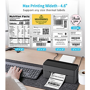 Thermal Label Printer, Phomemo Shipping Label Printer, Thermal Printer for Small Business Compatible with Mac Windows and Chromebook, Widely Used for Amazon, Ebay, Shopify, Etsy, UPS, USPS, FedEx, DHL