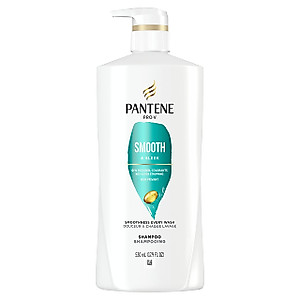 Pantene Pro-V Smooth and Sleek Shampoo 17.6 fl oz Pump Bottle