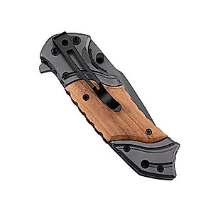 Krezy Case Engraved Pocket Knife Personalized, Pocket Knife For Him, Custom Knife With Wooden Box, Groomsmen Pocket Knife, Customized Knife, Knife With Clip For Men