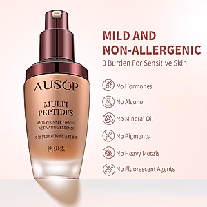 RAZUYEN Anti-Aging Moisturizer Serum, Reduces Wrinkles & Fine Lines, Face Hydrating, Smooths Skin, Firming Facial Serum for Radiant Skin, Daily Skin Care Treatment, 1.35 OZ