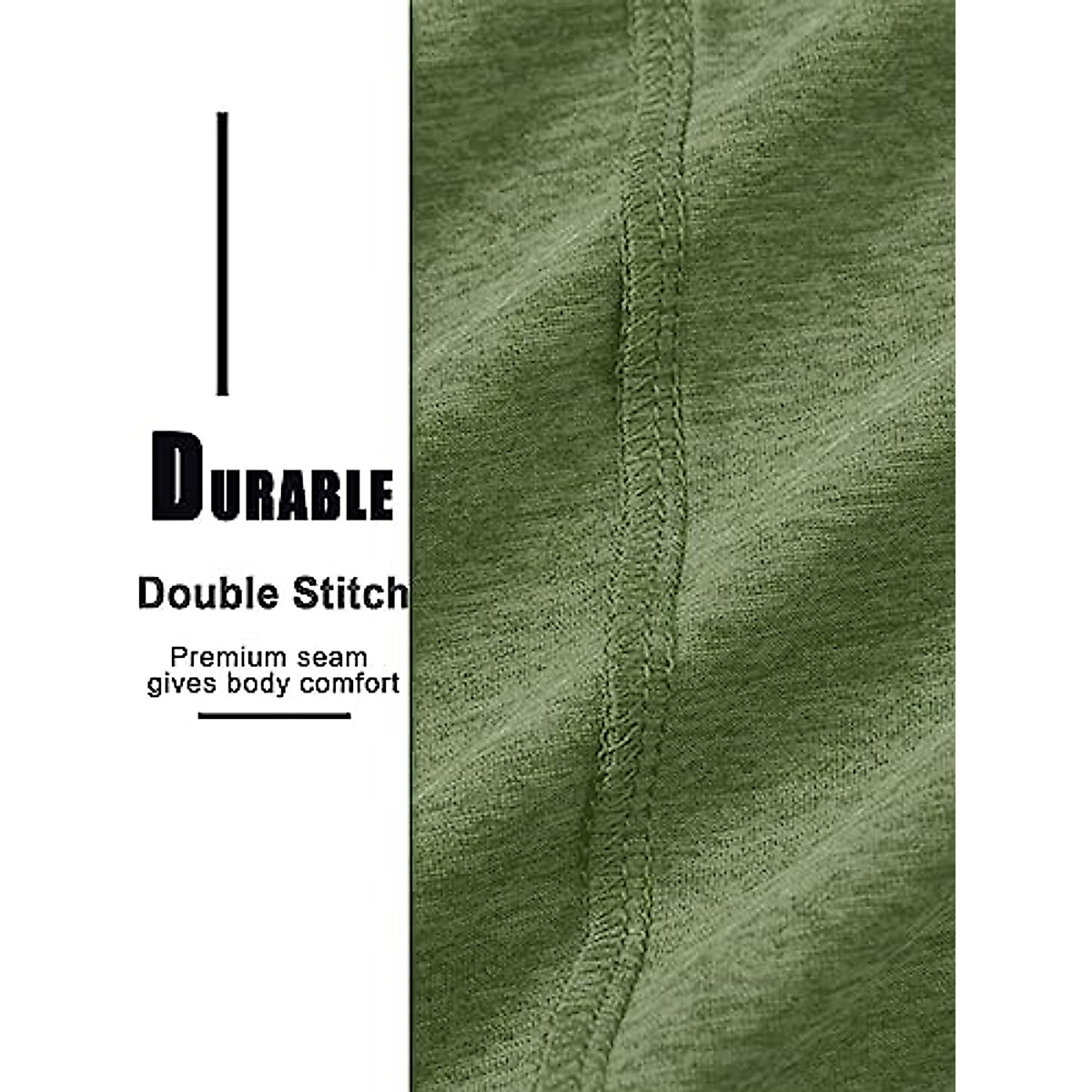 TACVASEN Men's Workout T Shirts Athletic Fit Shirts Gym T Shirts Dry Fit Shirts Running Shirts Active Tees Shirts Summer Fitness Shirts for Men Green