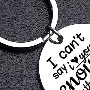 Mens Stocking Stuffers for Women Men Adults Husband Christmas Gifts for Men Him from Wife to My Love Keychain Gift for Husband Wife Birthday Boyfriend Couple Key Ring for Valentine Mother Father’s Day