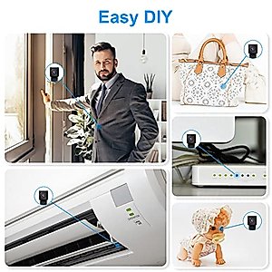 FULAO Hidden Spy Camera Small DIY Module WiFi Security Camera HD 1080P Tiny Wireless Nanny Cam Mini Video Recorder Motion Detection Alarm & Record