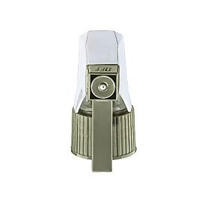 DOMPEL Trigger Sprayers valves, color green amazonia, thread 28/410, made with stainless steel springs and glass balls, with spray and stream Model 101D. (Spray heads only, bottles not included) (6)