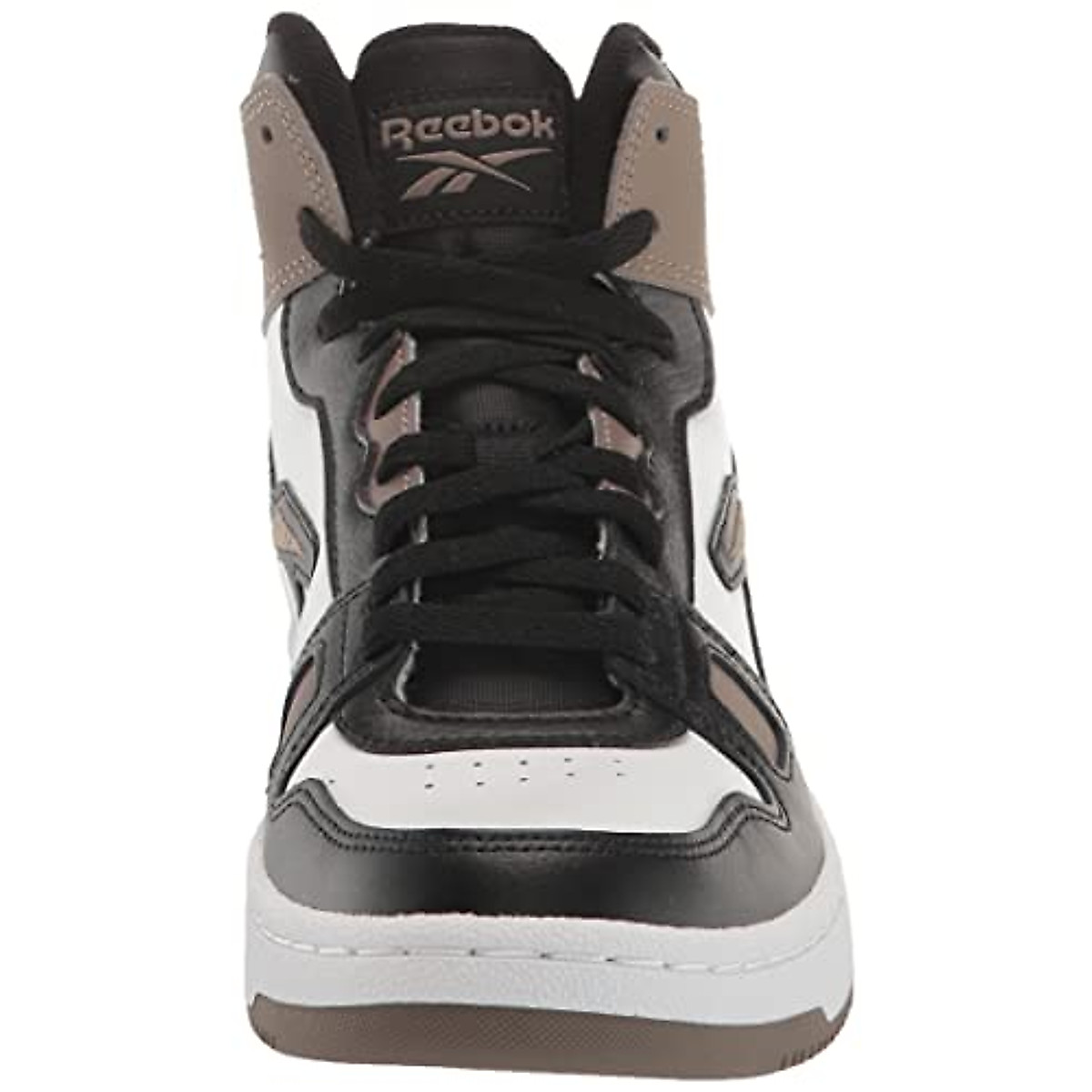 Reebok Unisex Resonator Mid Running Shoe, White/Black/Trek Grey, 12 US Men