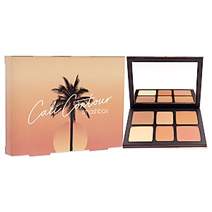 The Cali Contour Blush, Highlighter, & Bronzer Face Palette, Light to Medium