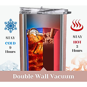 Dental Assistant Life 20 oz Insulated Stainless Steel Tumbler - Gift for Dental Assistants Recognition Week, Christmas and Birthday