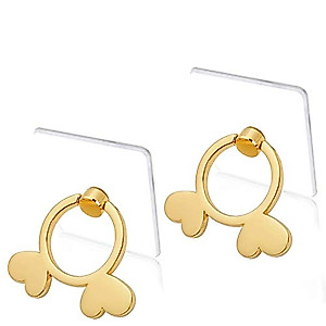 The Garnish Transparent Cell Phone Ring Holder-(2 Pack) 360 Degree Rotation Gold Phone Ring Holder Clear Stand Finger Ring Kick-Stand Compatible Various Mobile Phones or Phone Cases