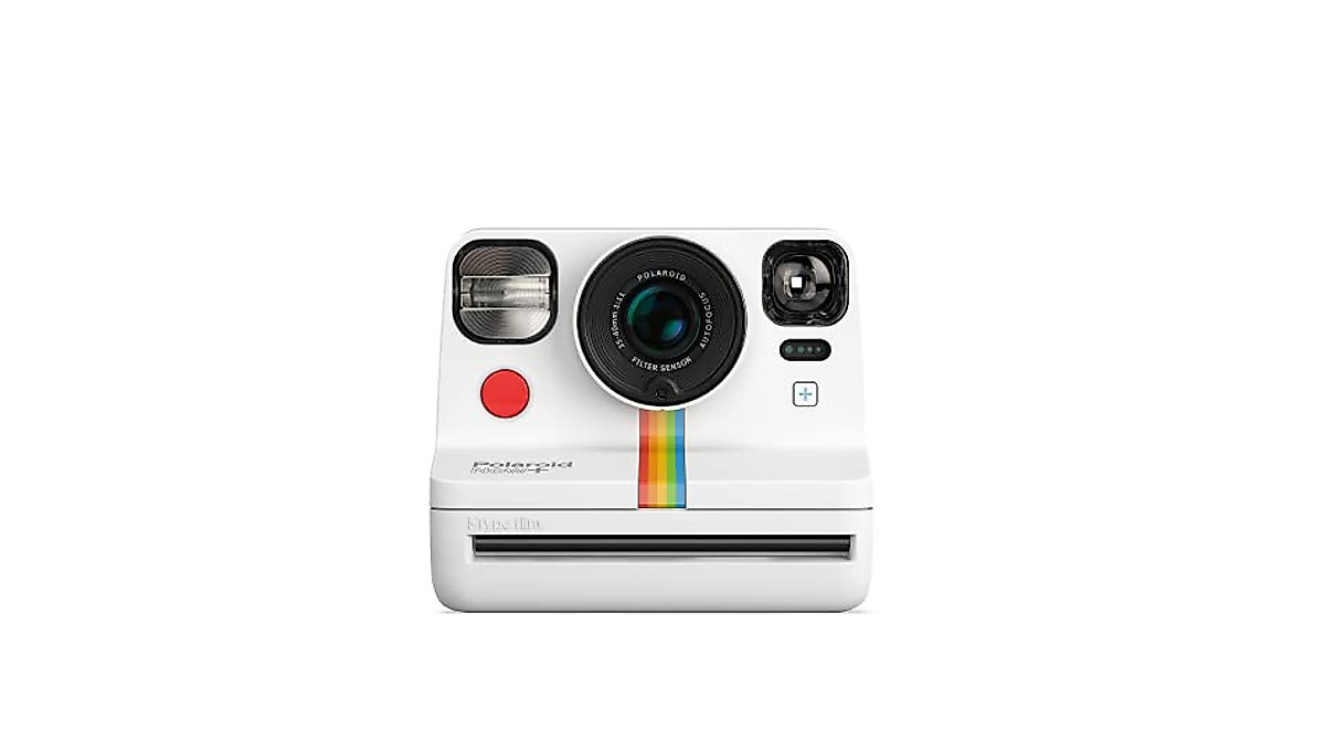 Polaroid Now+ White Instant Camera with Bluetooth & Filters