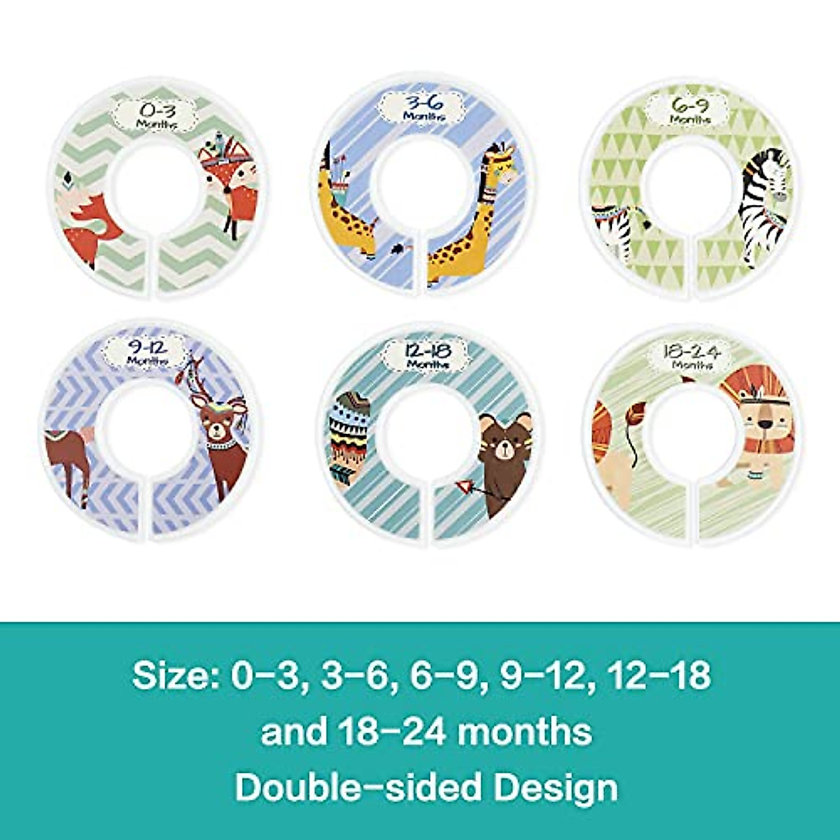 Minnebaby 30 Pack Neutral Grey Baby Clothes Velvet Hangers-Ultra Thin No Slip Nursery Hangers with 6 Pcs Baby Clothing Dividers