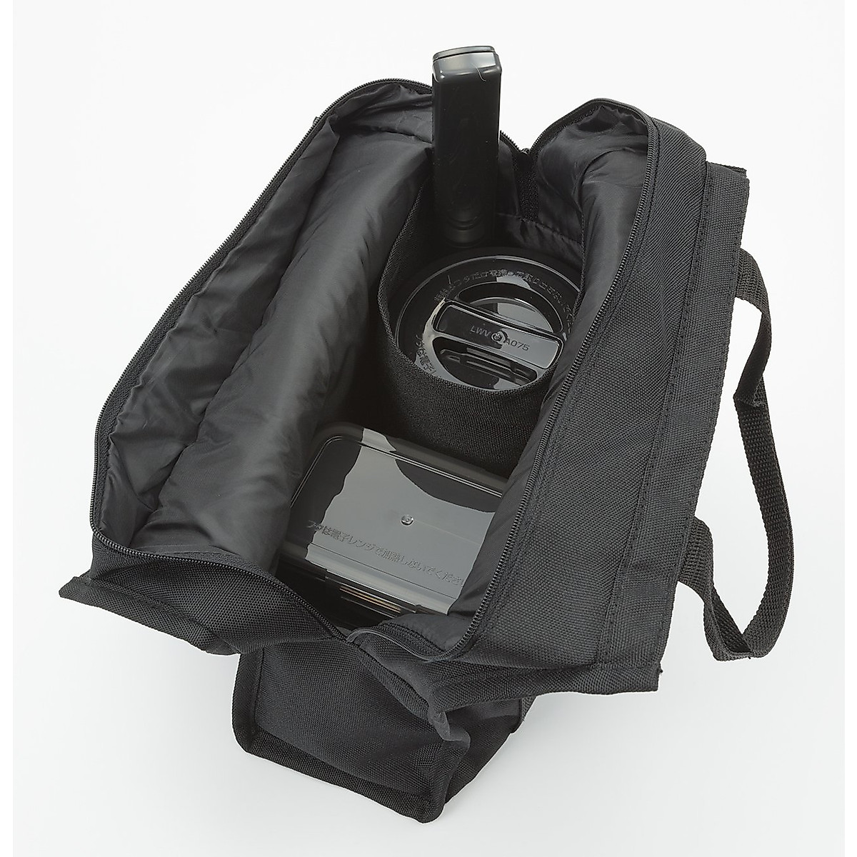 Tiger LWY-T036-K Tiger Thermos Insulated Lunch Box, Stainless Steel Lunch Jar, Rice Bowl, Approx. 1.8 Cups, Tote Bag, Black