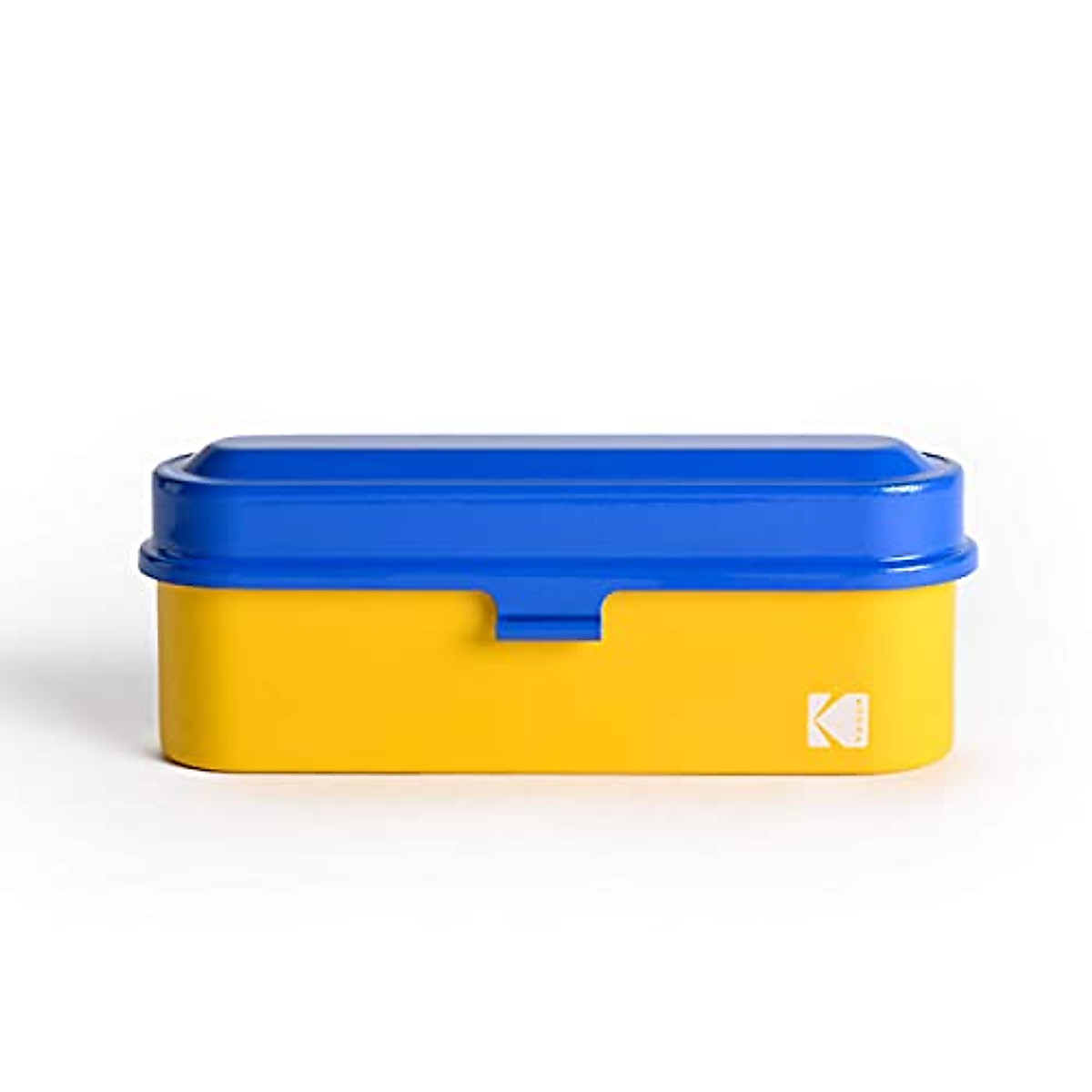 KODAK Film Case - for 5 Rolls of 35mm Films - Compact, Retro Steel Case to Sort and Safeguard Film Rolls (Blue) (Film is not Included)