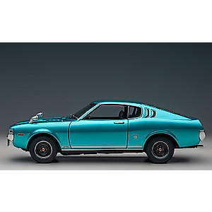 1973 Celica Liftback 2000GT (RA25) RHD (Right Hand Drive) Turquoise Blue Metallic 1/18 Model Car by Autoart 78767