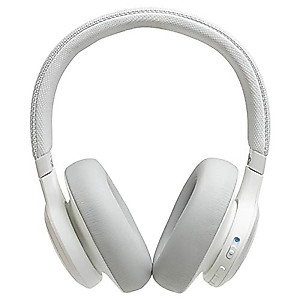 JBL Live 650 BT NC, Around-Ear Wireless Headphone with Noise Cancellation - White