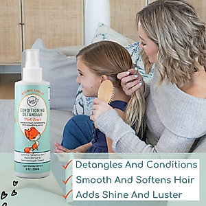 LANE & CO. Conditioning Detangler Spray for Kids & Babies - Leave In Conditioner Spray for Smoothing, Detangling - Vegan, Plant-Based, Child-Safe Formula - Natural Baby Hair Products - 8-oz. Bottle