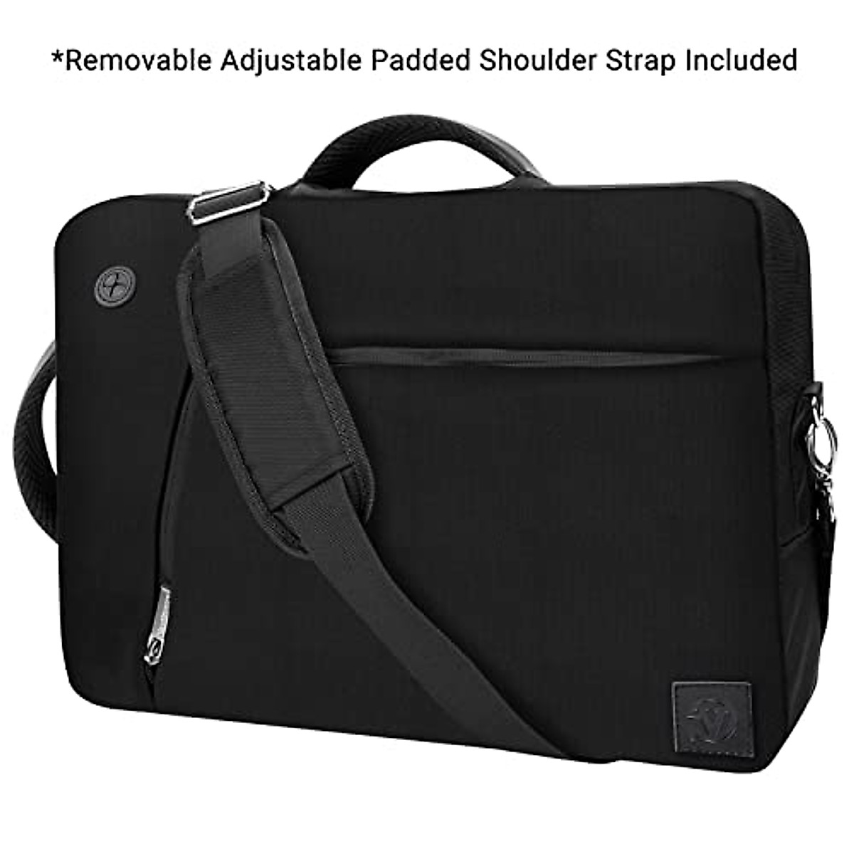 Black 3-in-1 Convertible Laptop Bag for Microsoft Surface Pro 9 8 13", 7+ 7 12.3", Go 3 10.5" Laptop Go 2 12.4"