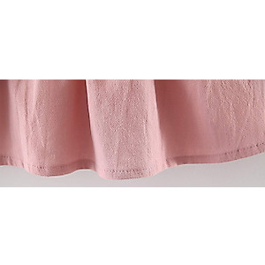 Baby Girls Rabbit Style Easter Long Sleeve Princess Dress (1T, Pink)