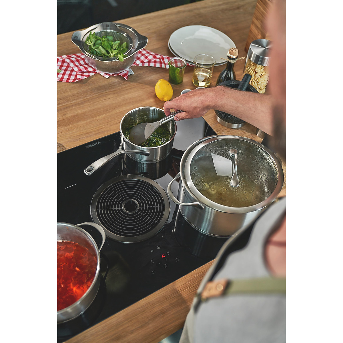 ZWILLING Essence Cookware Set, 5-Piece, Silver