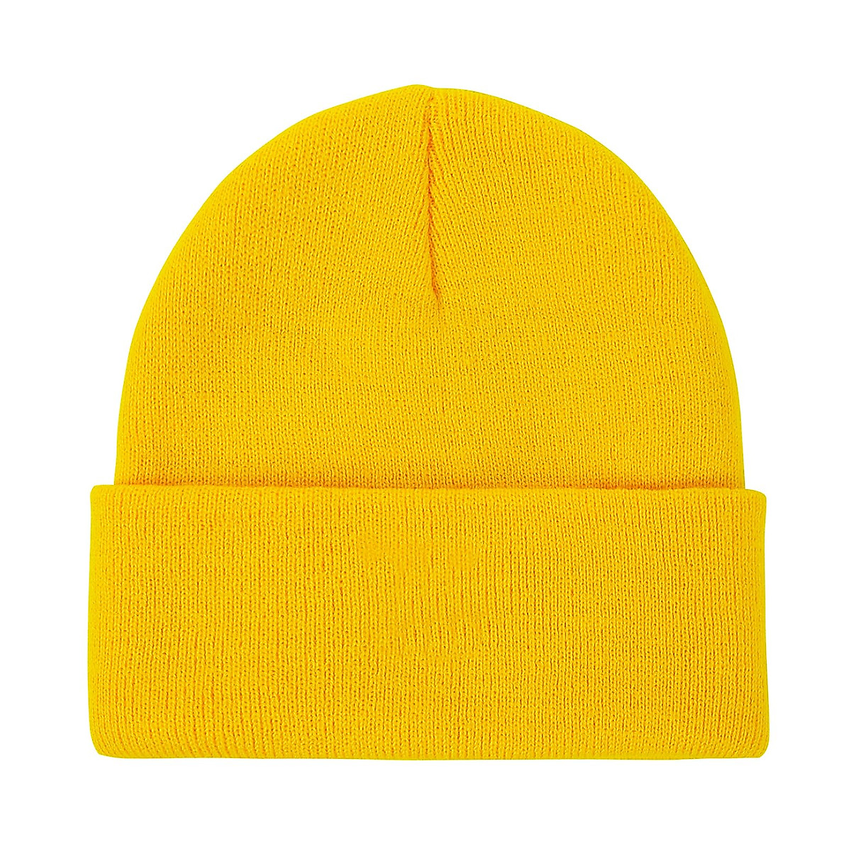 American Trends Winter Hats for Men Women Cuffed Beanies Hat Soft Plain Knit Hats Skull Caps