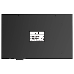 UTT ER520 4 WAN Ports Router with 4 100M WAN Ports 4 100M LAN Ports, Wired VPN Router with Load Balance & Failover, IPSec and PPTP VPN, Access Control, for Home and Small Business