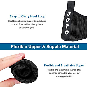 JOTO Water Shoes for Women Men Kids, Barefoot Quick-Dry Aqua Water Socks Slip-on Swim Beach Shoes for Cruise Ship Snorkeling Surfing Kayaking Beach Walking Yoga