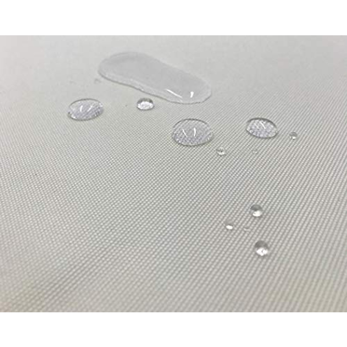 CozyLounge Indoor Outdoor Water Repellent High UV Resistant Patio Chair Cushion Cover (22"x22"x4" (4 Covers), Cream White)