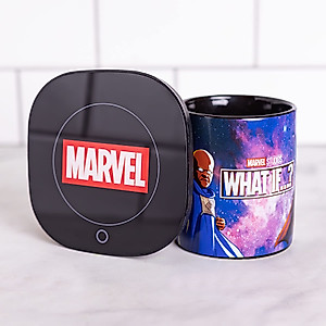 Uncanny Brands Marvel What If Mug Warmer with Mug – Keeps Your Favorite Beverage Warm - Auto Shut On/Off
