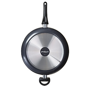 GoodCook Smart Choice 13.5"Fry Pan Nonstick Cookware, Extra-Large, Black