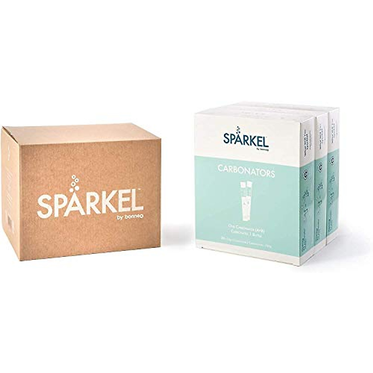 Spärkel Carbonator 90-Pack (3 x Carbonator 30-Packs) - For Spärkel Beverage System Sparkling Water and Soda Maker