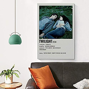 YELIU The 90s Posters for Room Aesthetic,Twilight Movie Poster, Canvas and Wall Art Picture Print Modern Family Bedroom Decor Posters 12x18inch(30x45cm)