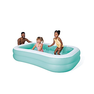 INTEX 57181EP Swim Center Inflatable Family Pool: 159 Gallon Capacity – 90" x 60" x 19" – Color May Vary