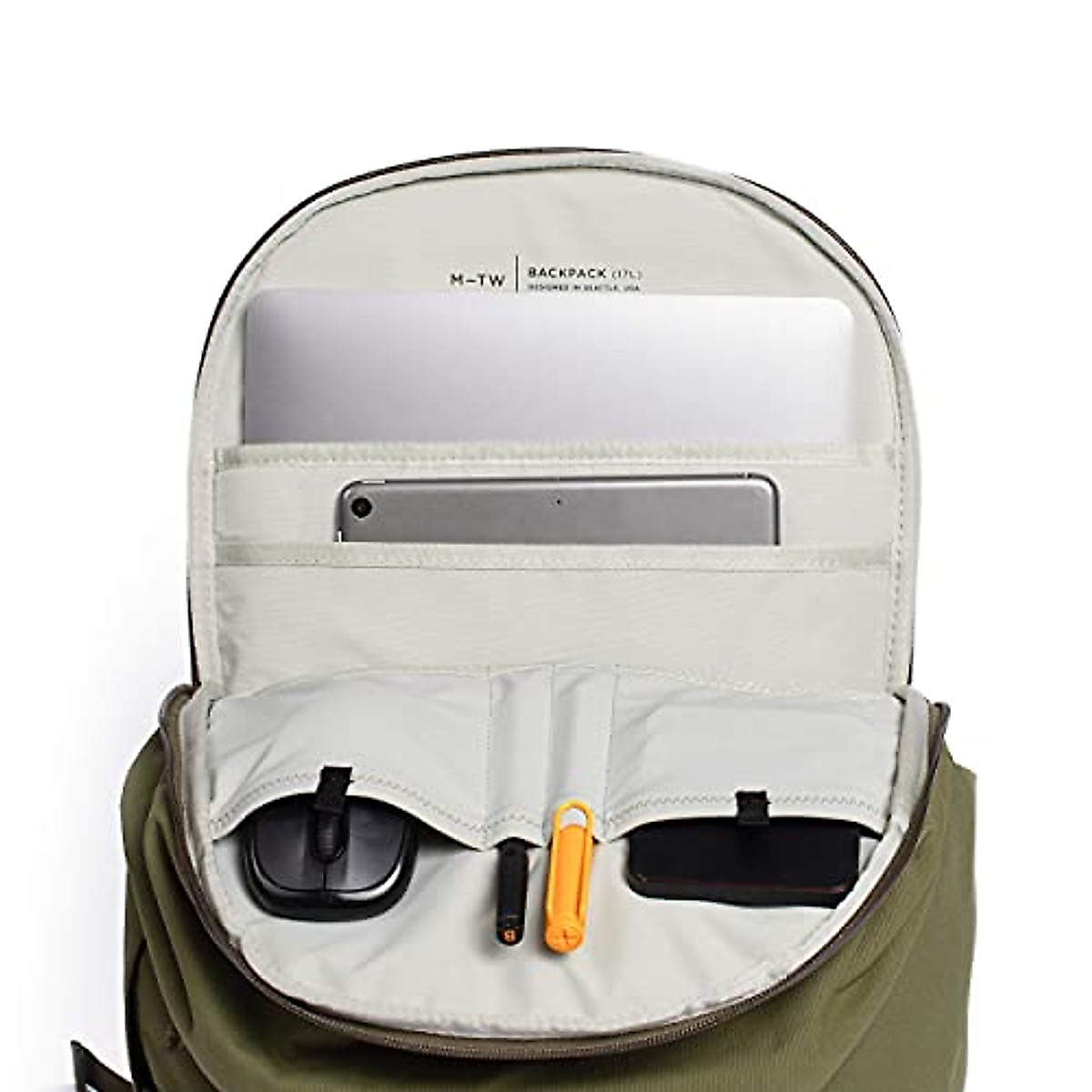 Moment Laptop & Tech Backpack [17L Olive] - Lightweight Everyday Canvas Tech, Camera, and Travel Bag With Laptop Sleeve for Men and Women