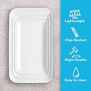 DELLING 30oz Soup/Ceral Bowls Set of 6-12/14/16in Serving Platter Set of 3