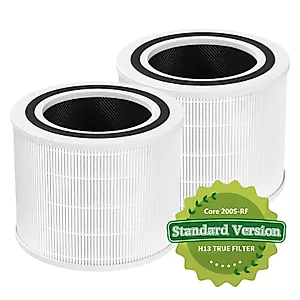 Mokchance Core 200S Replacement Filter for LEVOIT Air Purifier, 3-Stage Filters Replacement Activated Carbon Ture HEPA Air Purifier Filter Core 200S-P Fit for LEVOIT 200S, 2 Pack Core 200S-RF
