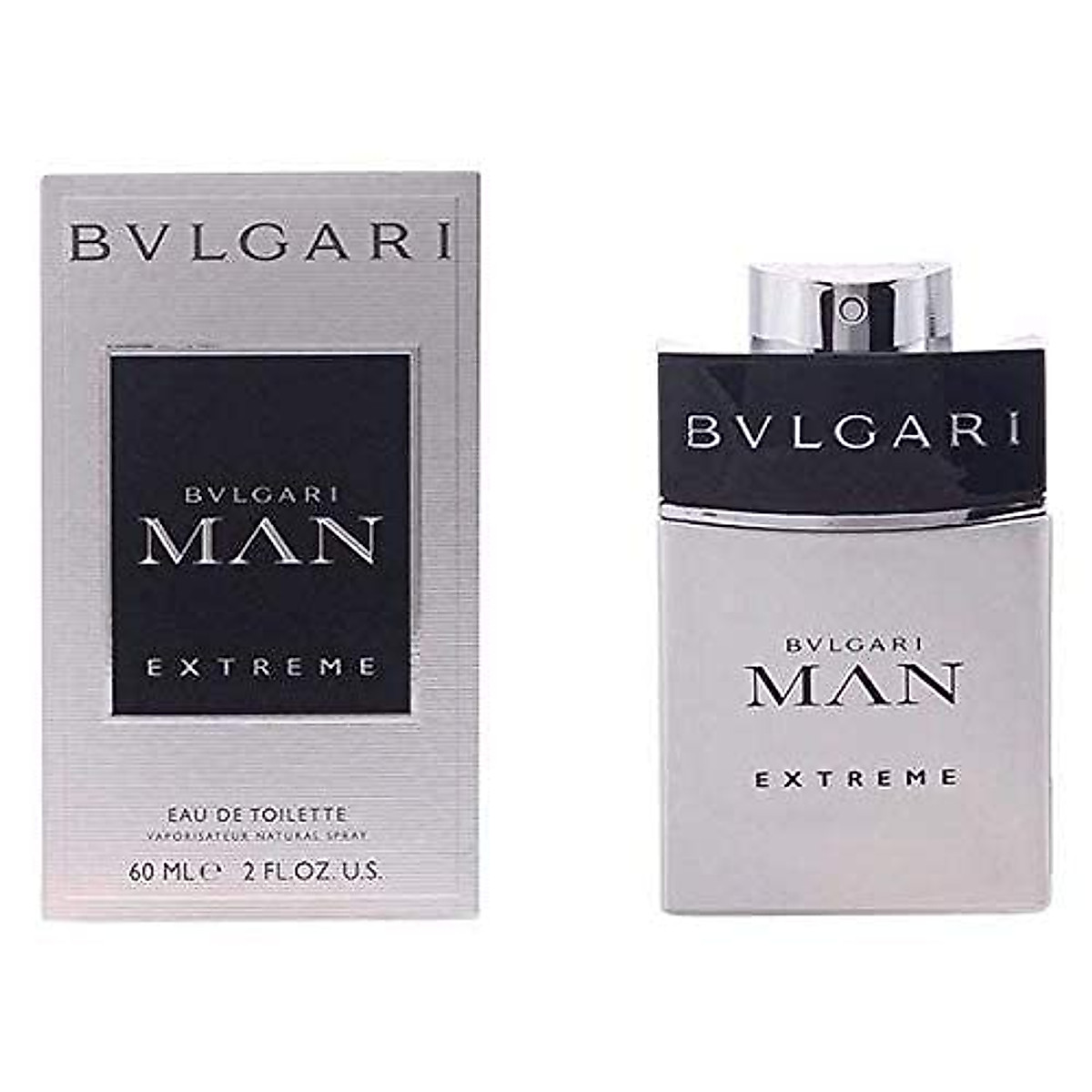 BVLGARI Man Extreme Eau De Toilette Spray for Men, 2 Ounce (BULGARI-971051)