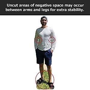 Vispronet Custom Cardboard Cutout – Choose from 1.5ft to 6ft Tall – Corrugated Plastic Material – High Resolution Life-Size Standup Cutout for Parties, Offices, Weddings, and Events