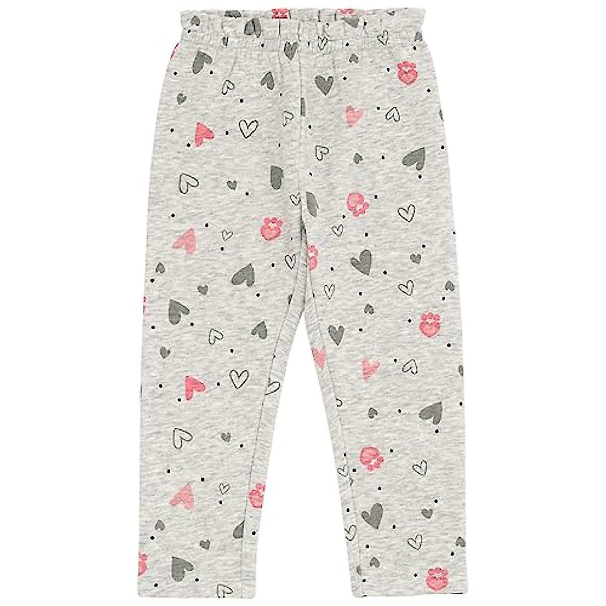 DREAMWORKS GABBY'S DOLLHOUSE Pandy Paws Cakey Cat Kitty Fairy Toddler Girls Fleece Sweatshirt and Pant Set Pink/Gray 5T