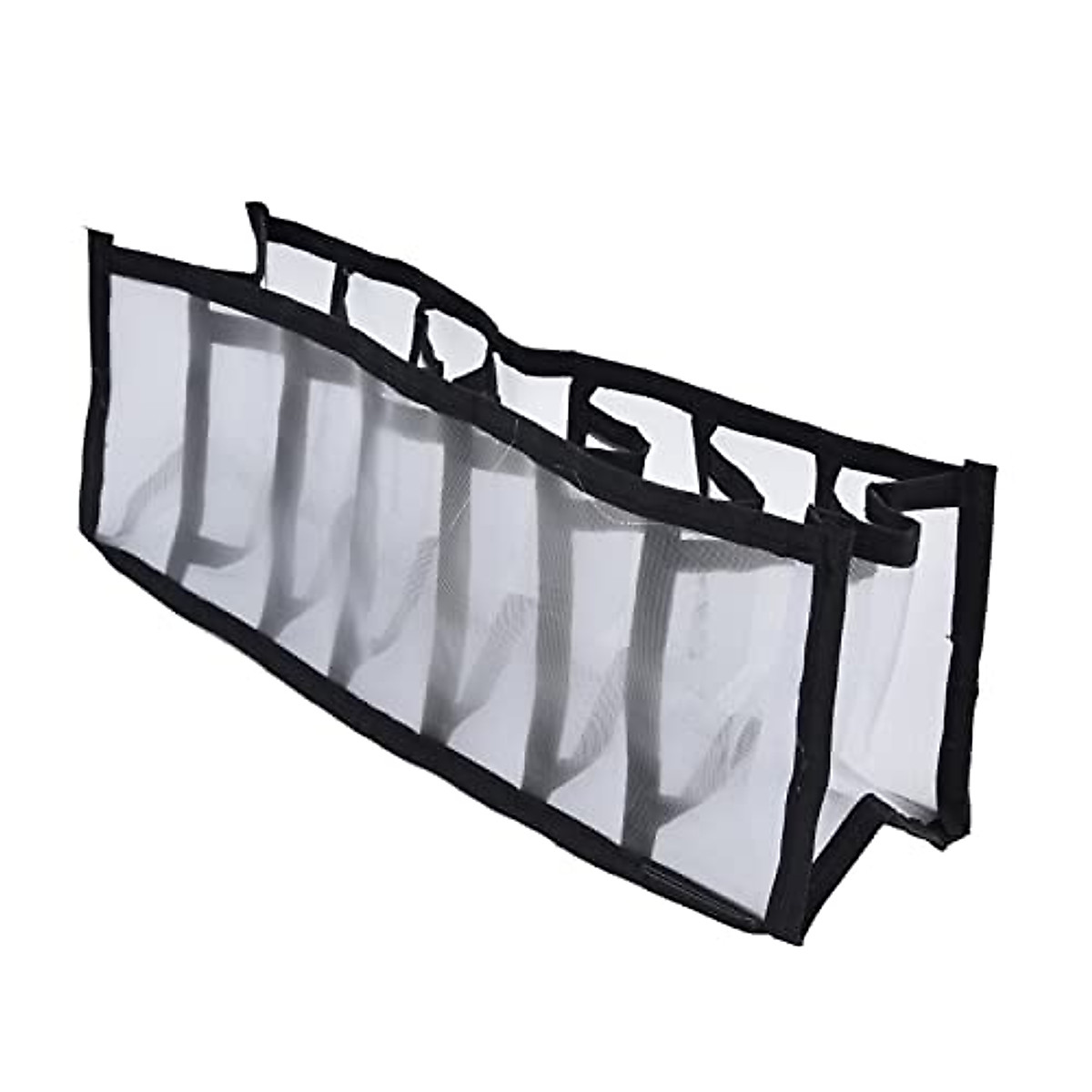 Orenic Mesh Bras Storage Box, Multi Purpose Foldable Drawer Divider for Underwear, Bras, Socks, Jeans, Panties, Leggings, T-Shirts, Foldable Compartment Storage Box Drawer Organizer(7cells)