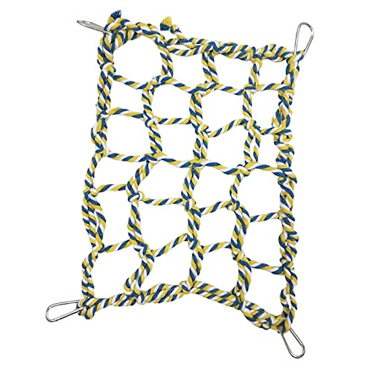 MagiDeal Bird Toys Hamster Hammock Rope Parrot Hammock Climbing Toy Climbing Toys Cage Toys Ladder Climbing Net for Parakeet Pet Parrot