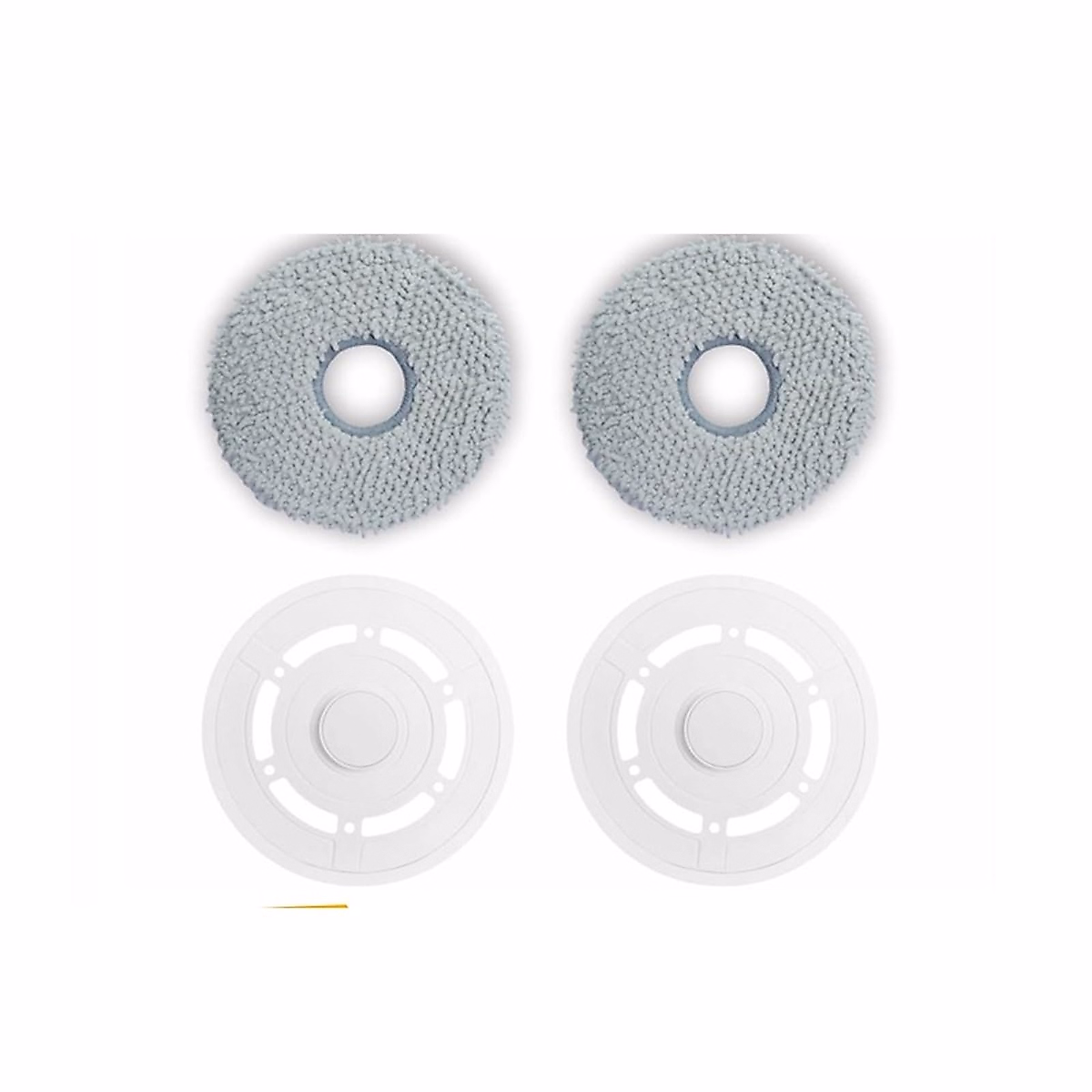 Compatible with Ecovacs Deebot T20 OMNI/T20 Pro Mop Brackets Kit Mopping Plate Mop Cloth Mount Carpet Auto Lift Replace Robot Cleaer Spare(Color:4PCS)
