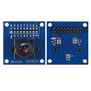 AITIAO 4Pcs OV7670 Camera Module OV7670 640x480 0.3Mega 300KP VGA CMOS Camera Module I2C Lens CMOS 640X480 SCCB Compatible W/ I2C Interface for ARM FPGA