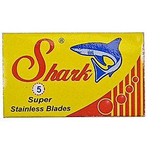 100 Shark Super Stainless Double Edge Safety Razor Blades