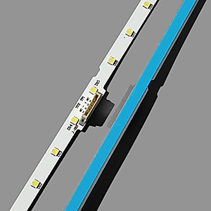 VLIZO LCD TV- 2 pcs LED Backlight Strip 28 lamp Compatible with Samsung 43" TV UE43NU7100U AOT_43_NU7100F_2X28_3030C BN44-00947A (Size :)